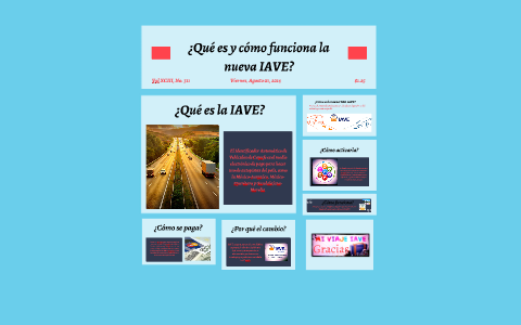 ¿Qué es y cómo funciona la nueva IAVE? by Lidia Lopez on Prezi