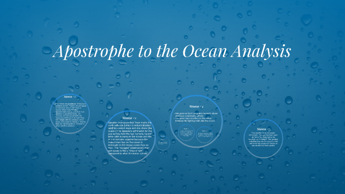 Apostrophe to the Ocean Analysis by Naeemah Shah on Prezi Apostrophe to the Ocean Analysis by Naeemah Shah on Prezi