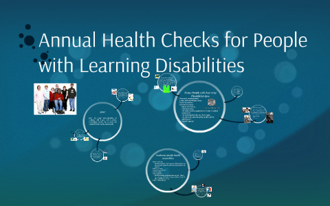 Annual Health Checks for People with Learning Disabilities by Daniel ...