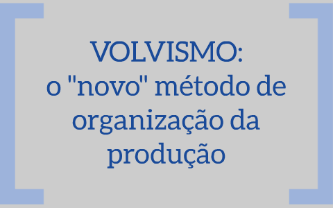 VOLVISMO: by Sara e Diana O. on Prezi
