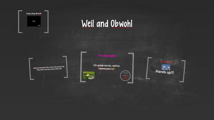 Weil and obwohl! by Lucy Handley on Prezi