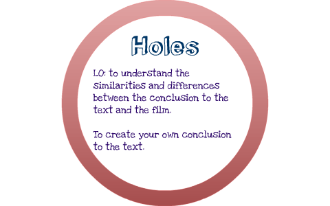 Holes - The conclusion by lizzie Richards on Prezi