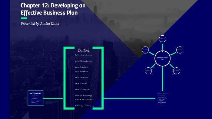 Chapter 12: Developing an Effective Business Plan by Austin Klink on Prezi