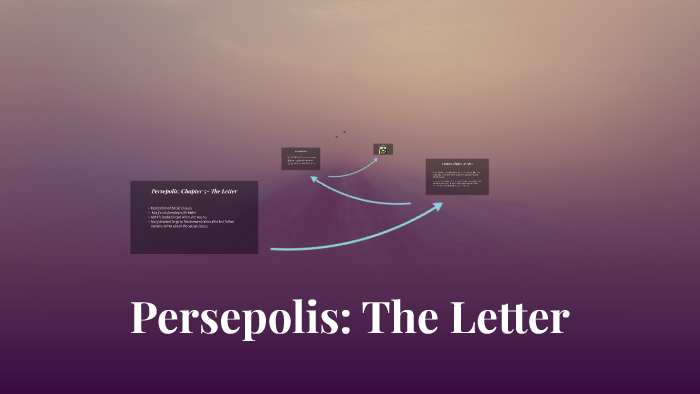 Persepolis: Chapter 5- The Letter by Komala Anupindi on Prezi