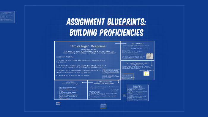 Assessment BluePrints: by Mark Westerlund on Prezi