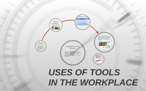 USES OF TOOLS IN THE WORKPLACE by on Prezi