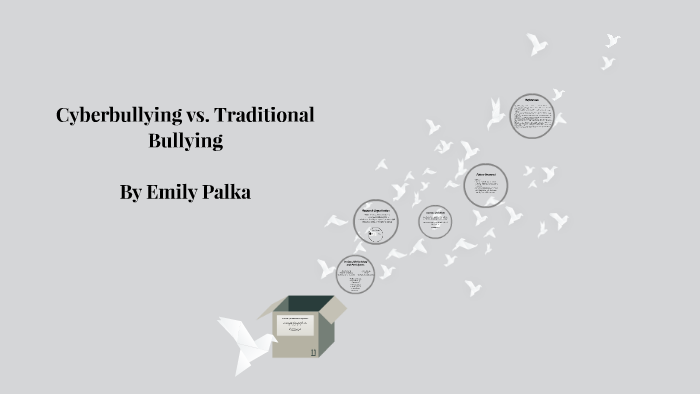 Cyberbullying vs. Traditional Bullying by Emily Palka on Prezi