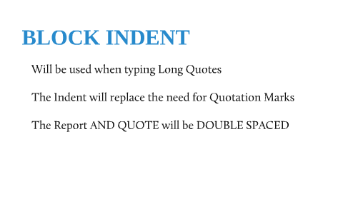 Block Indent by Jerald Basalyga on Prezi