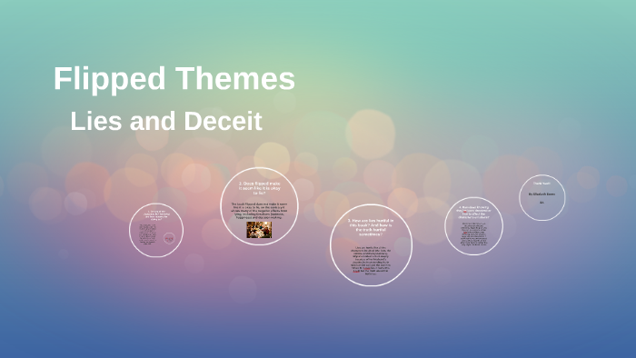 Flipped Themes Lies and Deceit by anna oates on Prezi