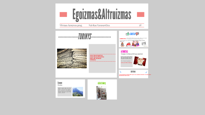 Egoizmas&Altruizmas by Patrik Voronovic on Prezi