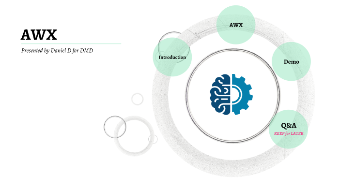 AWX presentation by Daniel Desrosiers on Prezi