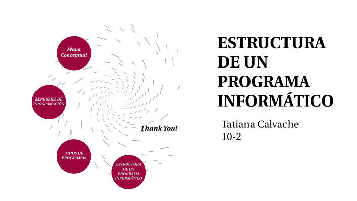 ESTRUCTURA DE UN PROGRAMA INFORMÁTICO by Tatiana Calvache on Prezi