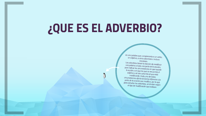 ¿QUE ES EL ADVERBIO? by Jimerson Sierra Castro on Prezi