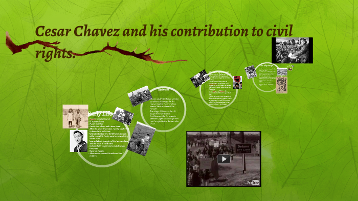 Cesar Chavez and his contribution to civil rights. by Gabriela Melgoza ...