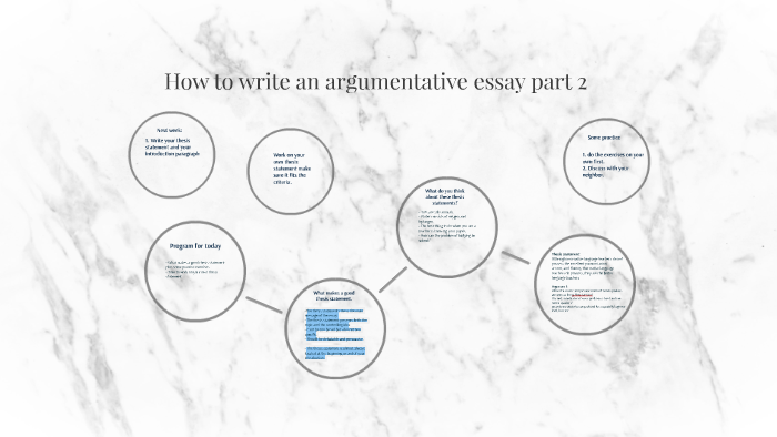 How to write an argumentative essay part 2 by ilayda duman on Prezi