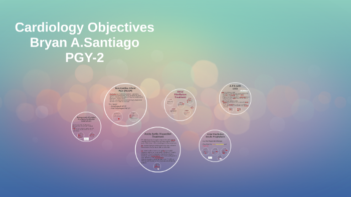Cardiology Objectives by on Prezi