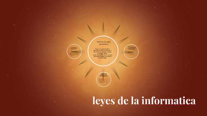 LEYES DE LA INFORMATICA by santiago torres on Prezi