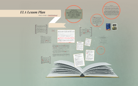 English and Language Arts Lesson Plan: Annotated for Readin by Morgan ...