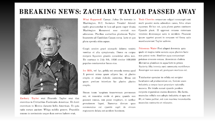 Zachary Taylor by Jenna Wellman on Prezi