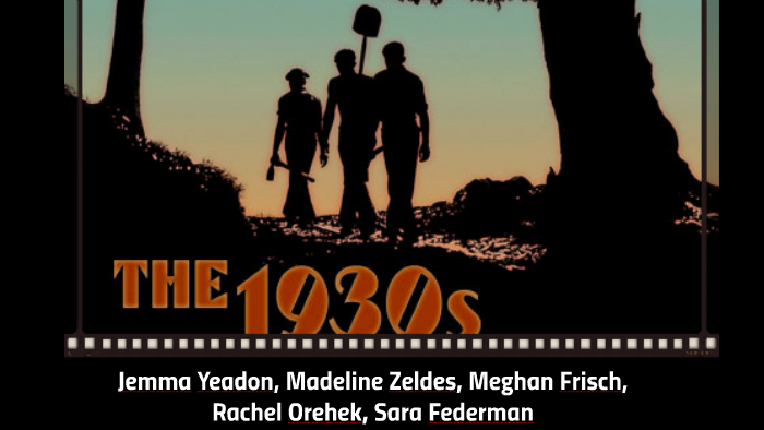 1930s project by Sara Federman on Prezi