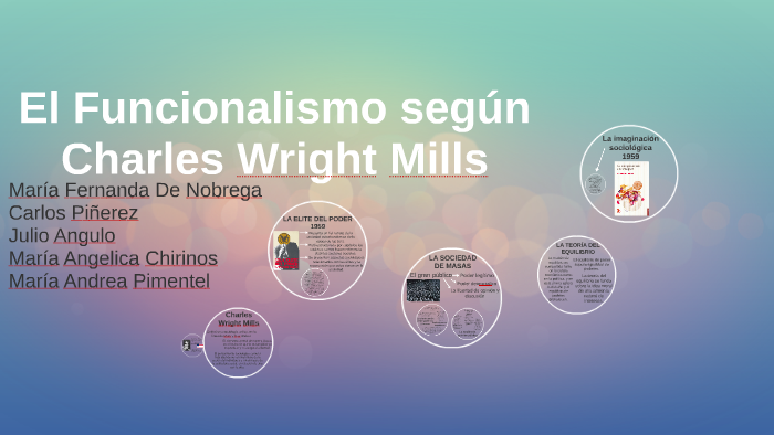 El Funcionalismo segun Charles Wright Mills by Maria Pimentel on Prezi