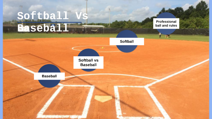 Softball and baseball differences by Bree patterson on Prezi