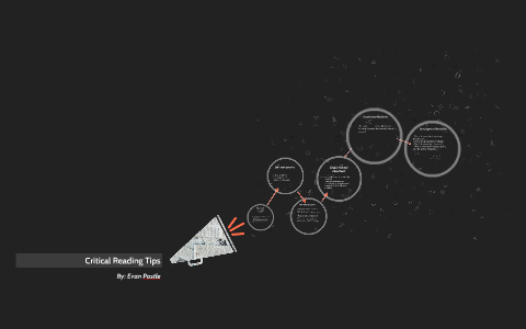 Critical Reading Tips by Evan Postle on Prezi