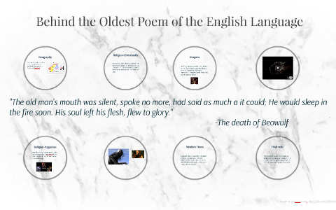 Behind the Oldest Poem of the English Language by Cody Kelleher on Prezi