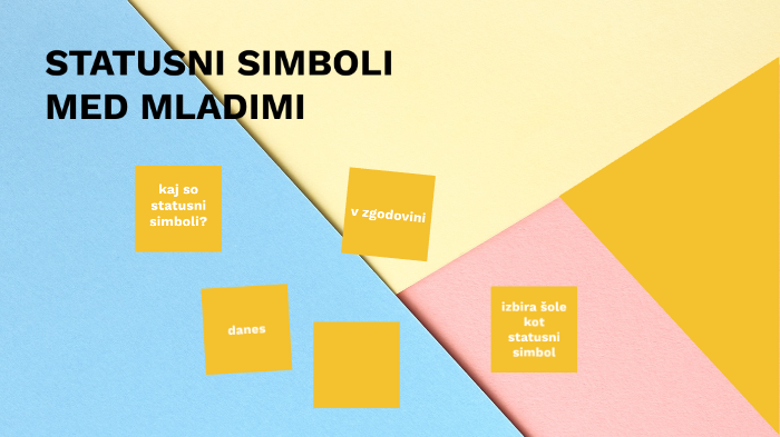 statusni simboli med mladimi by Dedee Koželj on Prezi