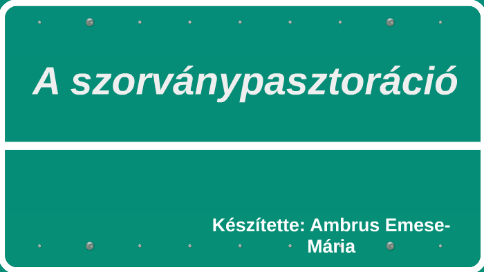 A szorvány pasztoráció by Emese-Mária Ambrus on Prezi