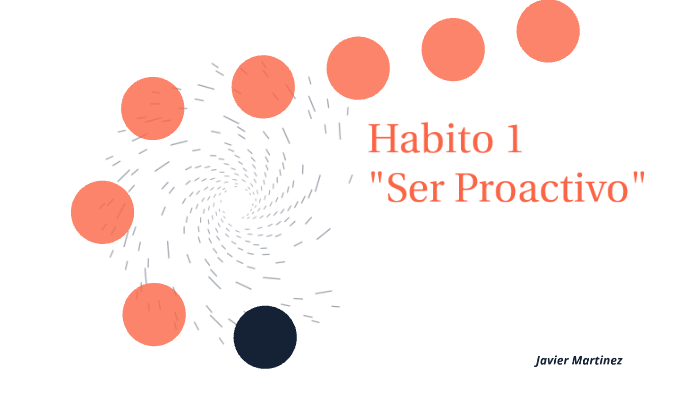 Habito 1 "Ser Proactivo" by Javier Martinez on Prezi