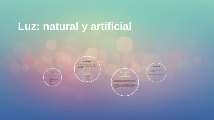 Luz natural y artificial by Daniela Sinai on Prezi