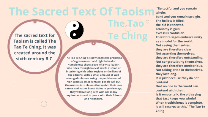 The Sacred Text Of Taoism by jessie Parmelli on Prezi Next