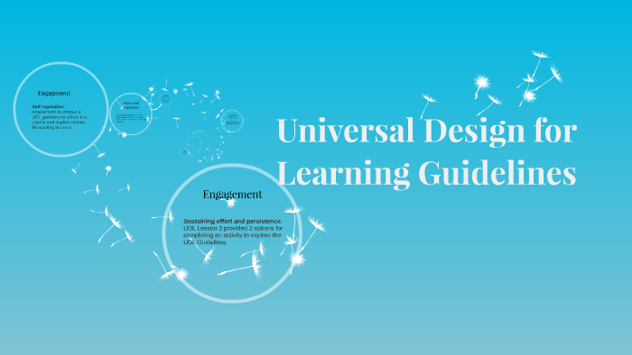 Universal Design for Learning Guidelines by Jane Blount on Prezi