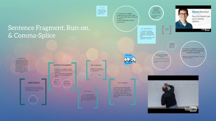 Sentence Fragment, Run-on, & Comma-Splice by Katherine Dawn Demafeliz ...