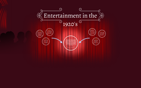Entertainment in the 1920's by Jazmine Odor