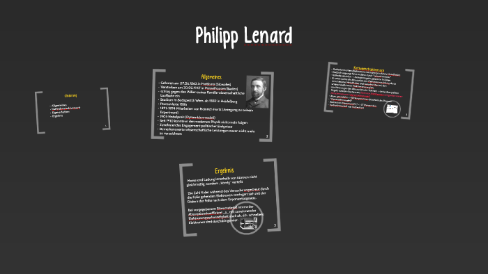 Philipp Lenard und das Atommodell by ENGİN TÜRKEŞ on Prezi