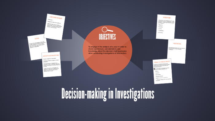 Decision-making in Investigations by Kristen Day on Prezi