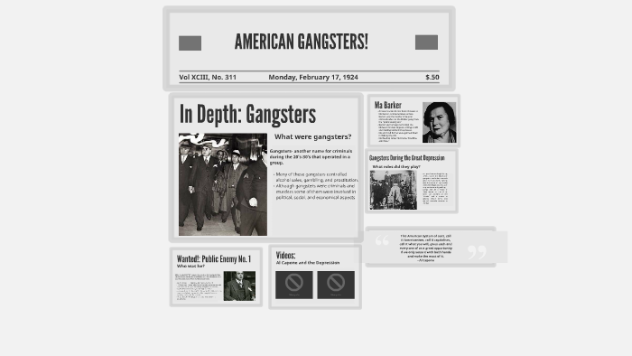 American Gangsters During the Great Depression by Stephanie Cao on Prezi