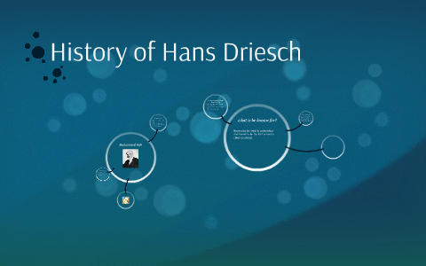 History of Hans Driesch by abby frankhousea@brpsk12.org on Prezi