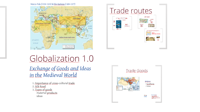 Trade routes: Exchange of Ideas and Goods in the Medieval World by ...