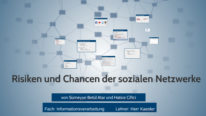 Risiken und Chancen der Sozialer Netzwerke by Hatice Sümeyye on Prezi