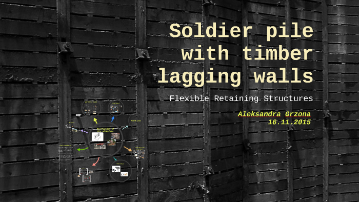 Soldier pile with timber lagging walls by Aleksandra Grzona on Prezi