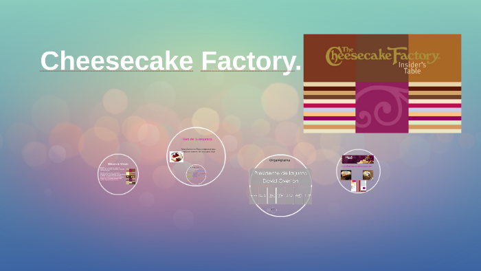 Cheesecake Factory. by vero Rivera on Prezi