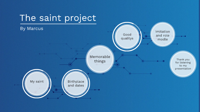 The saint project by project stuff on Prezi
