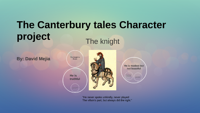 The Canterbury tales Character project by david mejia on Prezi