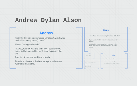 Andrew Dylan Alson by Andrew Alson on Prezi
