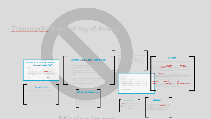 Transmedia Storytelling of Avatar by G. R. on Prezi