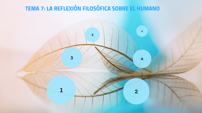TEMA 7: LA REFLEXIÓN FILOSÓFICA SOBRE EL SER HUMANO by Carmen Sánchez ...