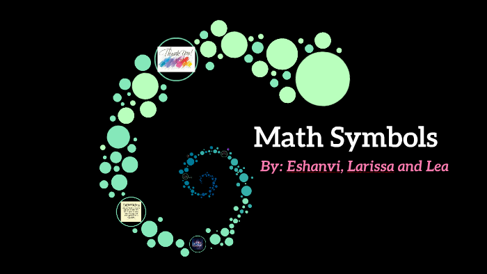 Math Symbols by Random E on Prezi